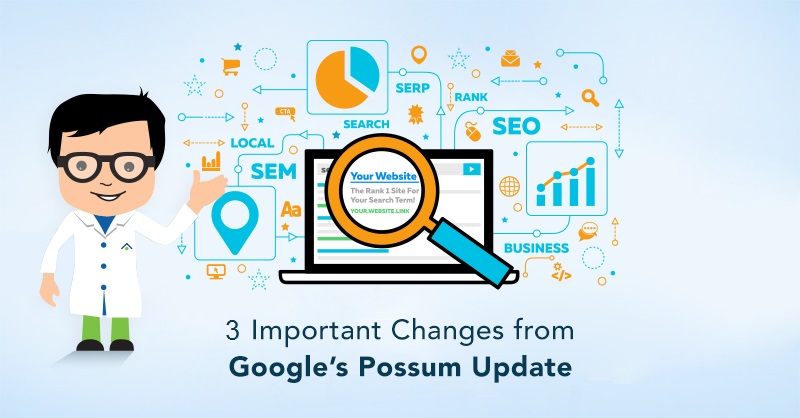 Google Possum Algorithm For Local Search – SEO Alert Tips