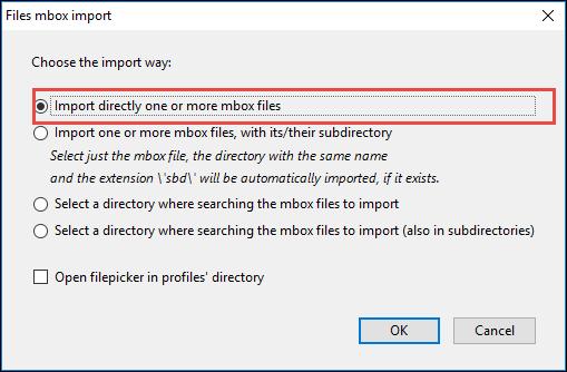 Import SBD to Thunderbird with MBOX & MSF File