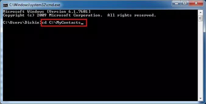 Import Multiple VCards Into Outlook Using Command Prompt Wizard