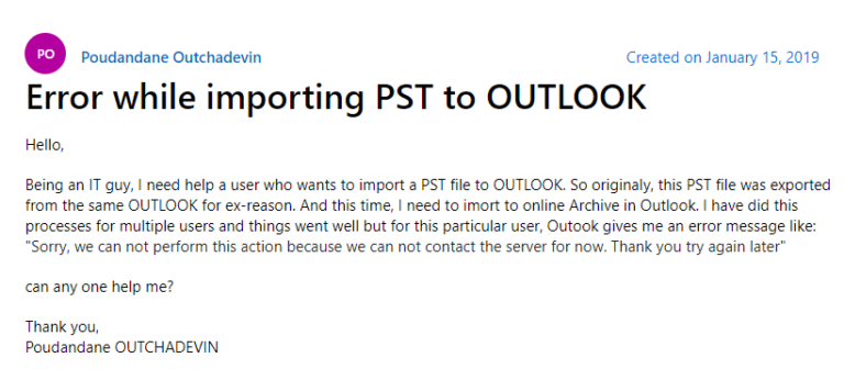 Outlook Not Importing PST File - Top 4 Ways to Fix It Outlook Not Importing PST File - Top 4 Ways to Fix It