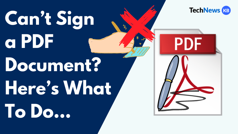 Can't Sign a PDF Document? Here's How to Add Signature to PDF