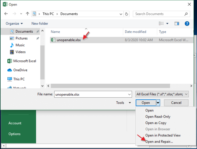 Excel File Is Not In A Recognizable Format How To Fix 7884